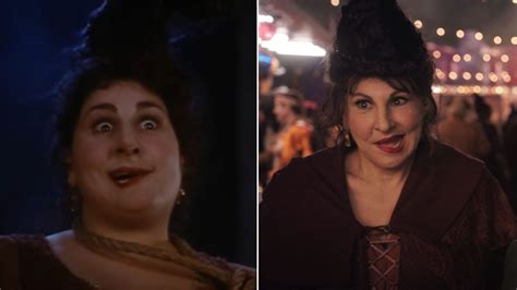 Hocus Pocus Star Kathy Najimy Reveals Why Mary Sandersons Crooked Smile Is Backwards In