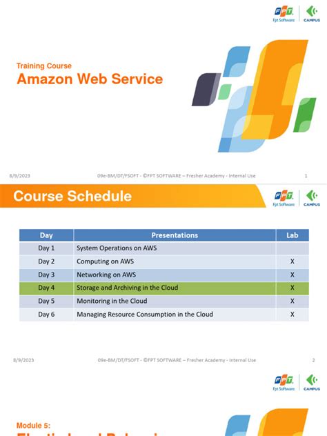 training aws module 5 elastic load balancing auto scaling group