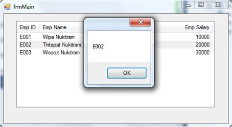 Windows Form กับ Listview แสดงข้อมูลบน Listview ในรูปแบบ Tablegrid Vb