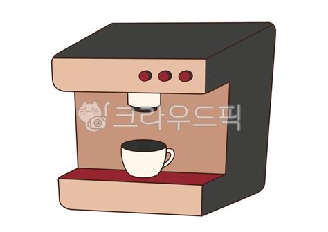 커피머신 커피머신일러스트 커피머신그림 커피그림 커피일러스트 사진이미지일러스트캘리그라피 Raoni작가