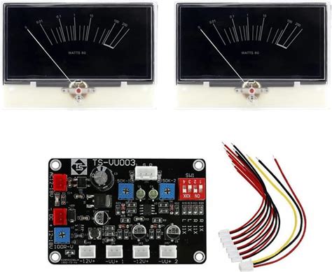 2pc m 5000r vu meter audio panel db sound level with driver