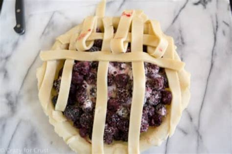 How To Make A Lattice Pie Crust Crazy For Crust