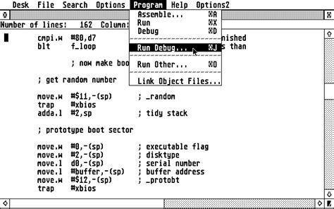 Atari St 68000 Symbolic Assembler And Linker And Integrated Gem Text
