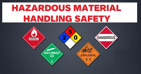 HSE INSIDER BLOG Safety In Handling Of Hazardous Materials