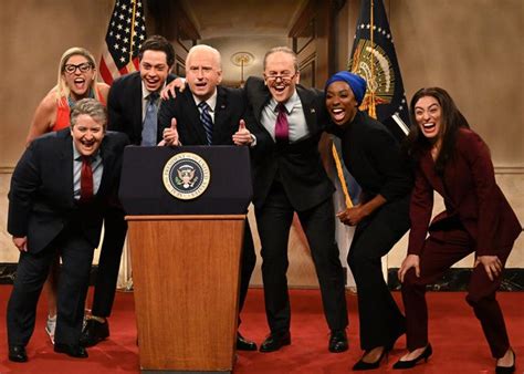Snl 2021 Cast James Austin Johnson Debuts As Biden In Season Premiere