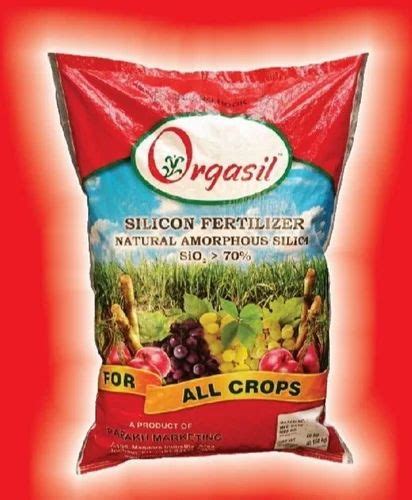 Packaging Size 40kg Silicon Fertilizer Powder For Agriculture Hdpe
