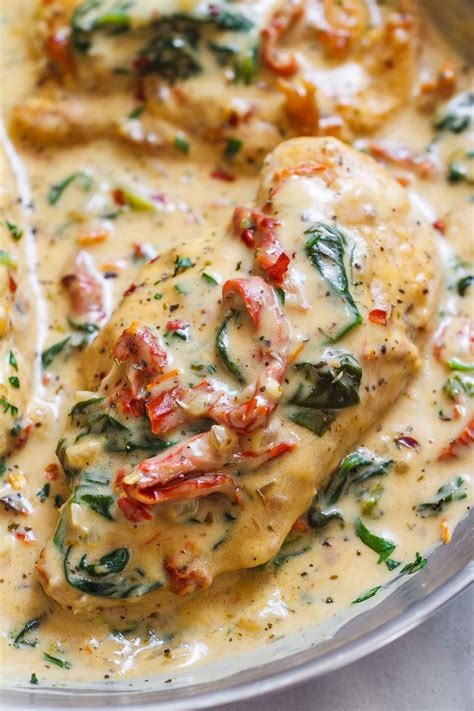 Creamy Chicken Breast In Spinach Parmesan Sauce Artofit