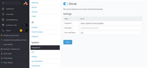 Gitlab Zammad Admin Documentation Documentation