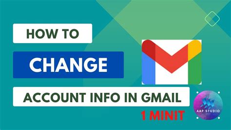 Quick Guide How To Change Your Gmail Display Name YouTube