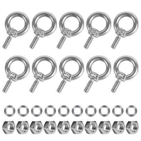10 Pack M4 Eyebolt