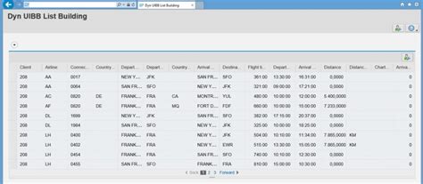 Building List Uibb Layout Dynamically Sapcodes