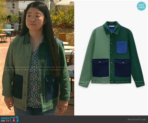 Wornontv Alices Green Colorblock Jacket On Good Trouble Sherry Cola