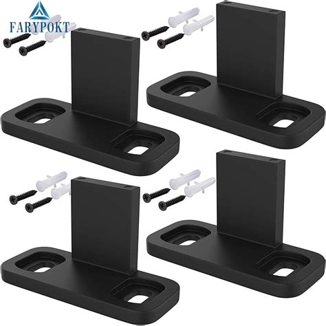 4 ชิ้น X Barn คู่มือประตูสีดําปรับชิ้นส่วนเครื่องมือ Silent Good