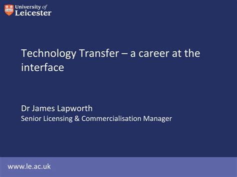 Technology Transfer Gap Pptx