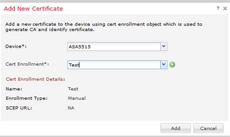 Using Fmc Gui To Replace Ra Vpn Certificate Cisco Community