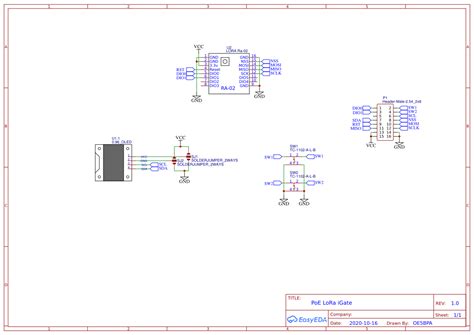 Poe Lora Igate Easyeda Open Source Hardware Lab