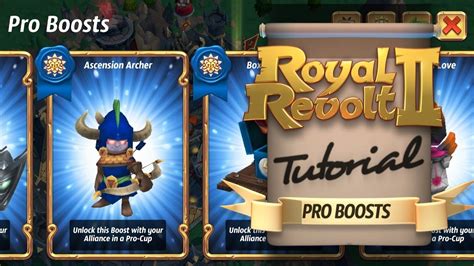 Royal Revolt 2 Pro Boosts Tutorial Youtube