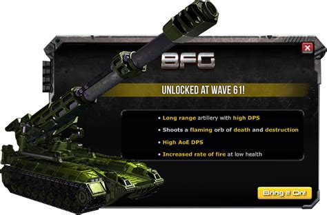 Bfg War Commander Wiki Fandom Powered By Wikia