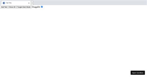Sinmreact Chrome Tabs Examples Codesandbox