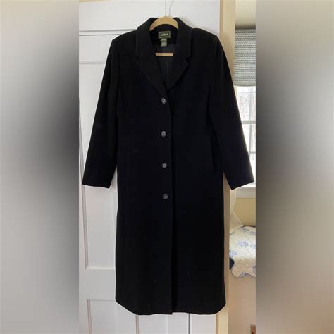 Classic Llbean Full Length Wool Coat Gem