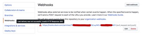 Connecting A Slack Webhook To Github Stack Overflow