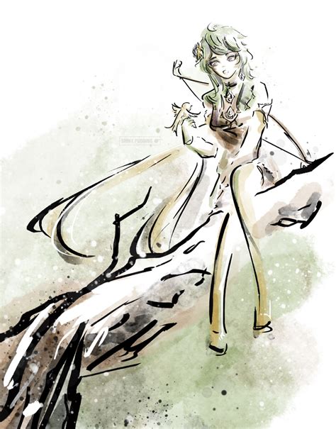 Collei Fan Art R Genshin Impact