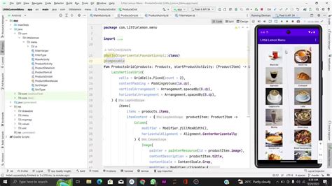 My Little Lemon Menu App Using Jetpack Compose And Kotlin Fatiq