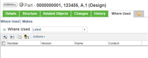 solved how to customize where used panel s ptc community