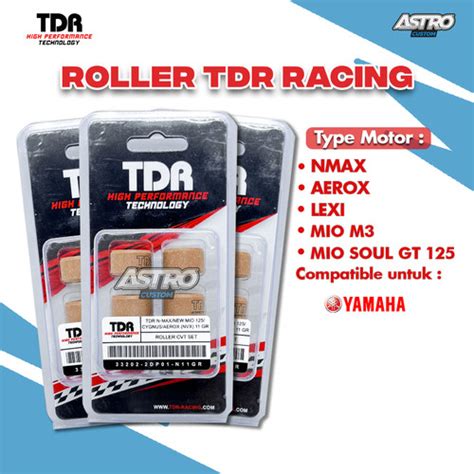 Jual Roller TDR NMAX AEROX LEXI 155 Mio M3 S 125 Roller Racing Original TDR 9 Gram Kota