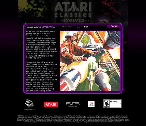 Atari Classics Evolved In 2007 Web Design Museum