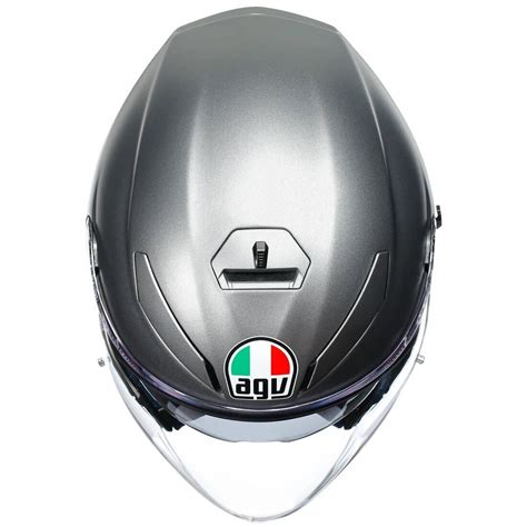 Купить открытый шлем AGV K-5 Jet Mono Matt Grey - Motolife78.ru