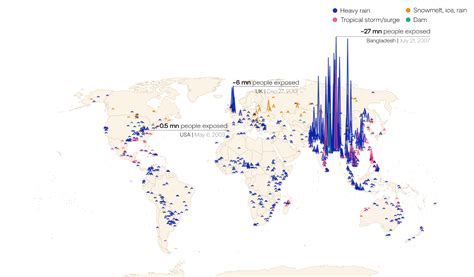 Floodbase Our Nature Research Warns Percentage Of Global Population Exposed To Flooding