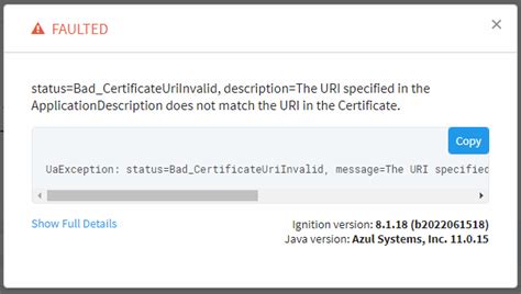 Bad OPC Connection Ignition Inductive Automation Forum