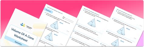 Volume Of A Cone Worksheet Solved This Worksheet Has Some Familiar