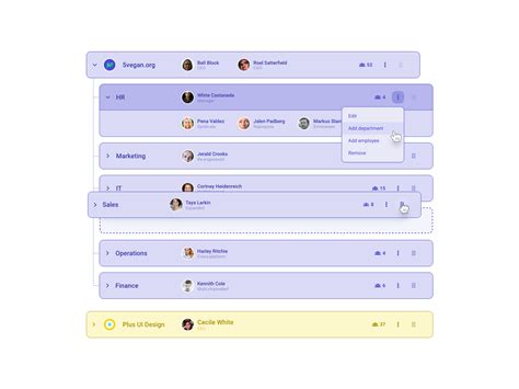 Company Structure Ui Component Plus Ui Designs