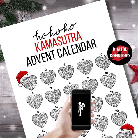 Sexy Advent Calendar Sex Position Advent Calendar Naughty Adult Advent Calendar Sexy