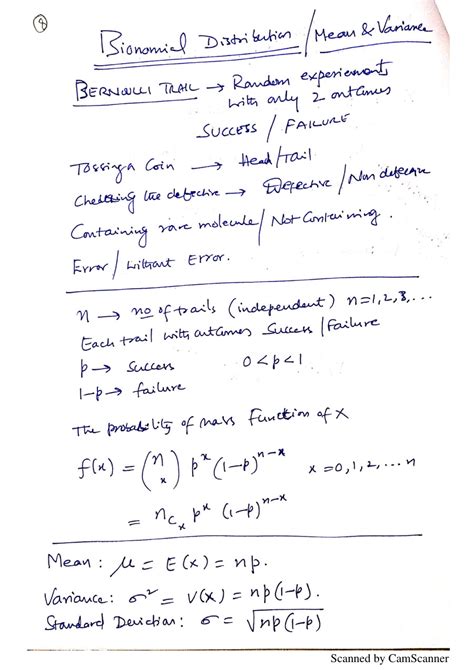 Bionomial Geometricpoisson Distribution Notes Myprivatetutor Uae