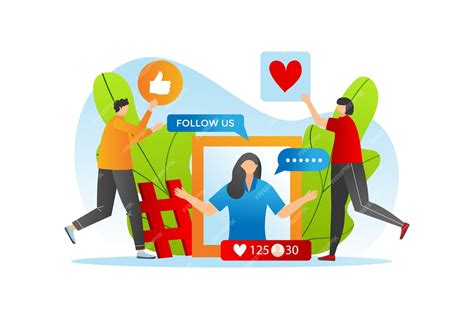 Premium Vector Marketing From Screen Concept Vector Illustration Flat Internet Business At