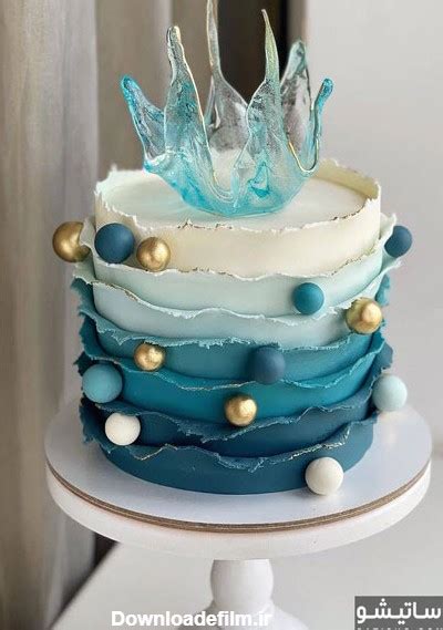 عکس کیک سه طبقه بچه گانه