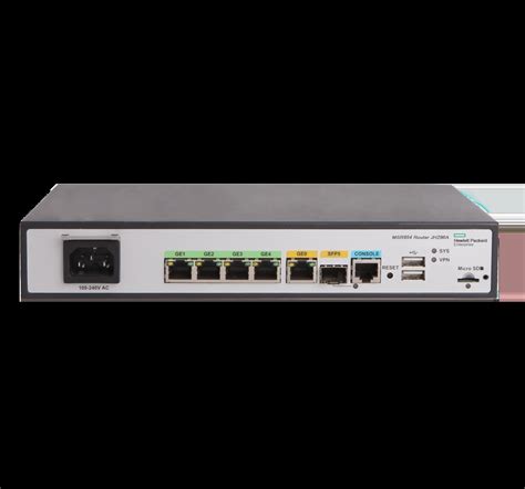 Hpe Networking Comware Router 1gbe And Combo 2gbe Wan 8gbe Lan Msr958