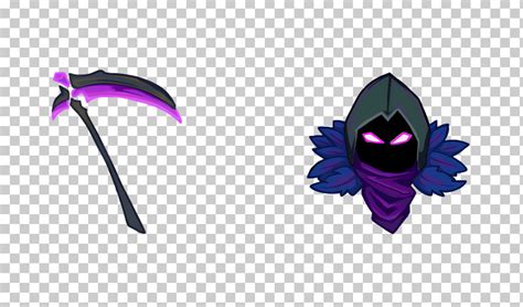 Raven Cursor Mystical Scythe And Hood Png Clipart Dark Enigma