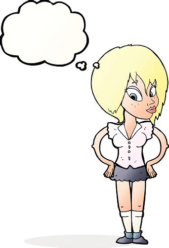 말풍선이 있고 손을 엉덩이에 대는 여성 만화 캐릭터 그리기에 대한 스톡 벡터 아트 및 기타 이미지 그리기 낙서 드로잉 말풍선 Istock