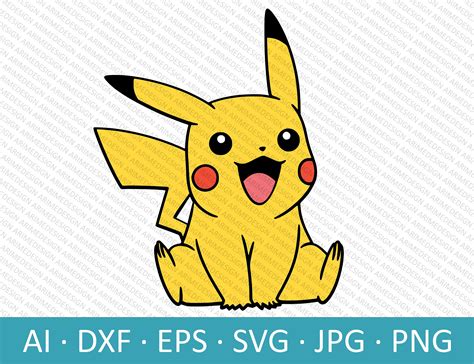 Pokemon Svg Bundle Pokemon Svg Pikachu Svg Pikachu Clipart Svg Pikachu