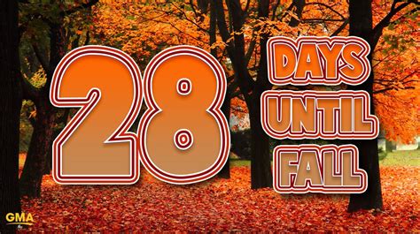 Only 28 Days Until Fall Good Morning America Scoopnest