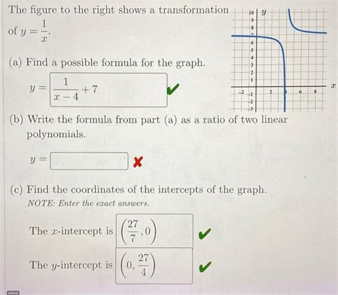 Solved The Figure To The Right Shows A Transformation Of