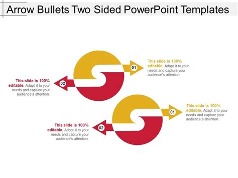 Arrow Bullets Two Sided Powerpoint Templates Presentation Powerpoint Images Example Of Ppt