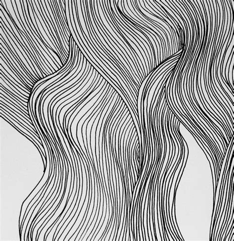 Black And White Abstract Line Art Print