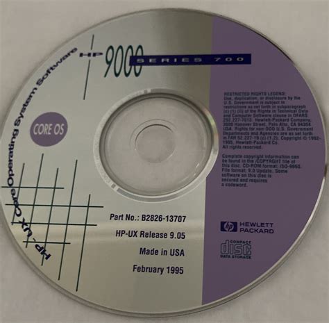HP UX 9000 700 Core Operating System Software Feb 1995 Free Download Borrow And Streaming