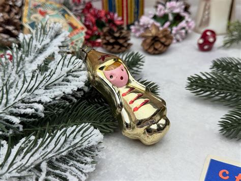 Ёлочные игрушки украшения СССР Антикварна ялинкова іграшка «Червоногвардієць СРСР