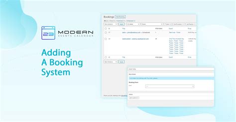 How To Add A Booking System Modern Events Calendar